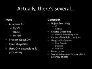 Day 6 - PostGIS | PPT