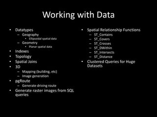 Day 6 - PostGIS | PPT