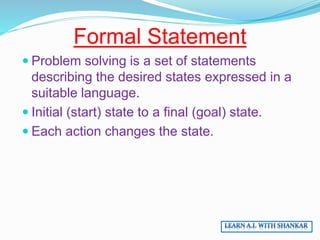 State Space Search Strategies in Artificial Intelligence (AI) | PPTX