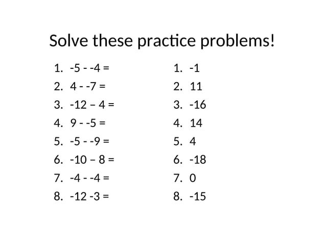 Day 6 - Subtracting Integers with counters.ppt