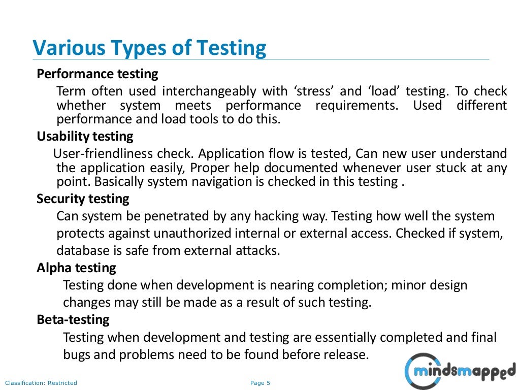 Session 06 - Types of Testing