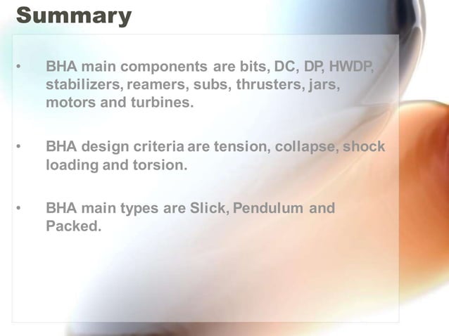 Day 6 BHA.pptx | Geology | Science