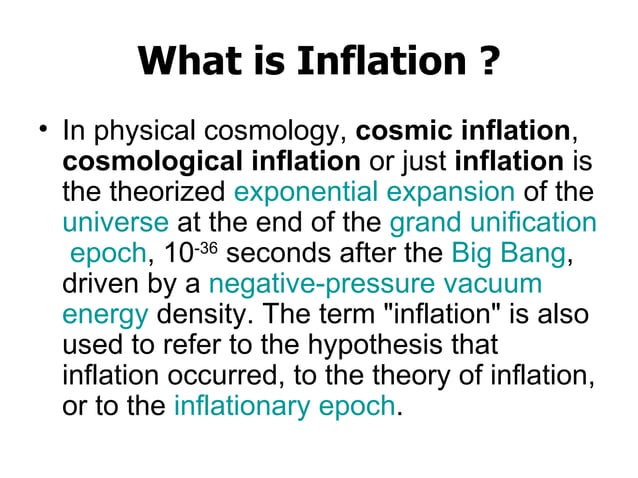 Day 6 cosmo_inflation_ss09 | PDF | Physics | Science