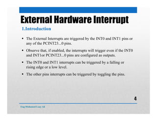 AVR_Course_Day6 external hardware interrupts and analogue to digital converter | PPT