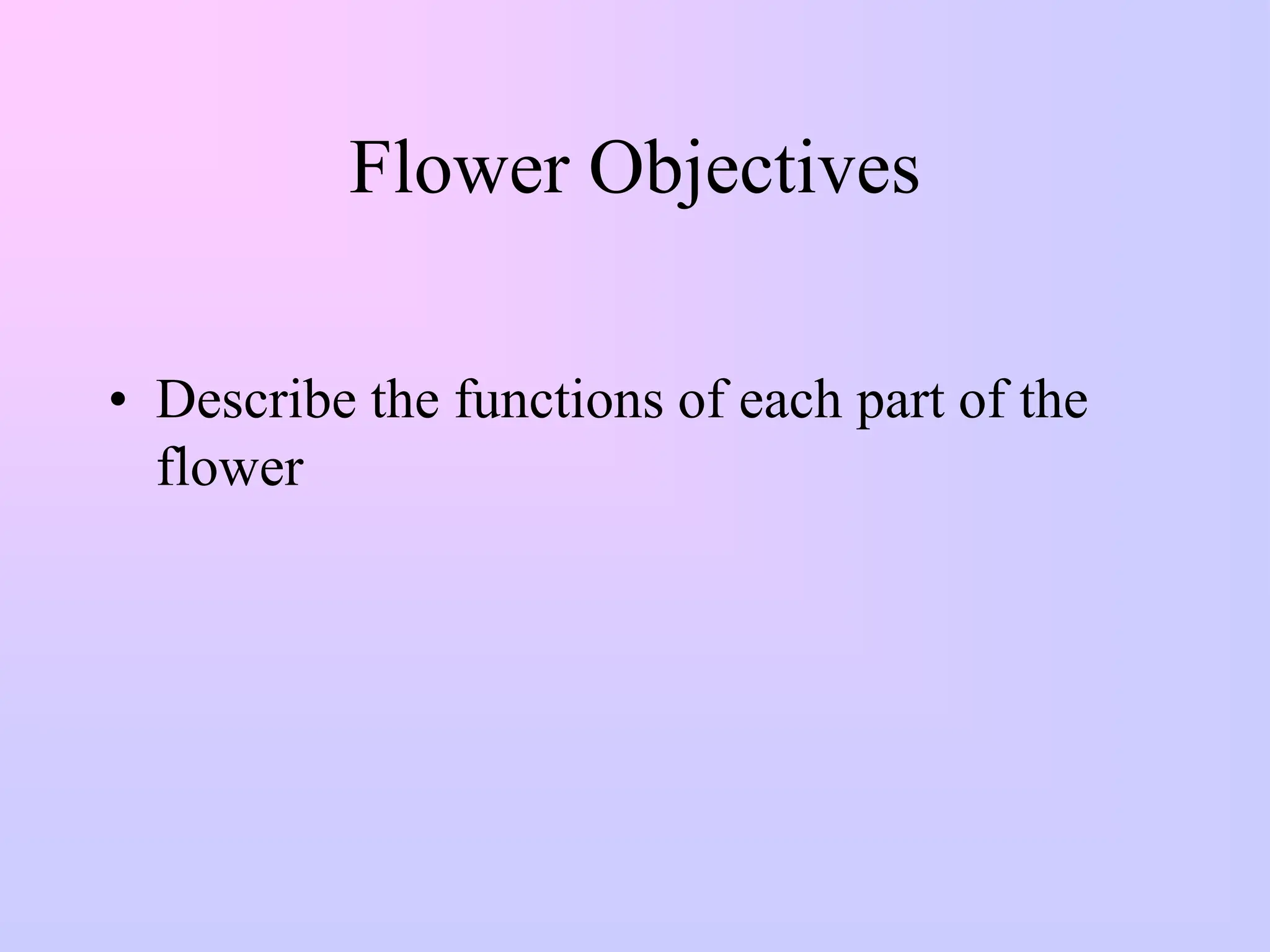 REPRODUCTIVE PARTS OF A FLOWER FOR GRADE 5 | PPT