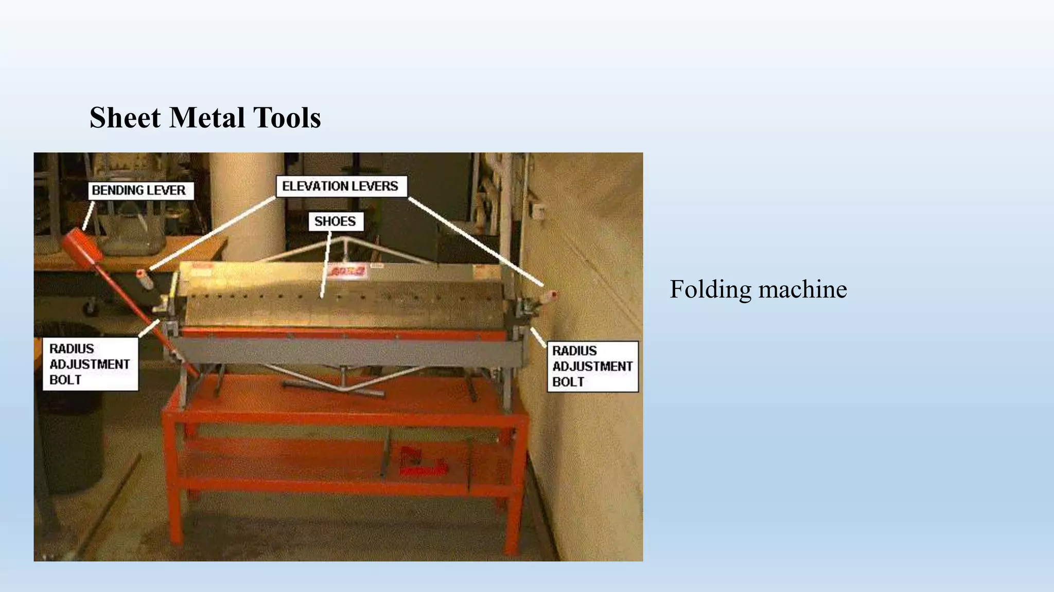 WORKSHOP TECHNOLOGY- Sheet Metal Work | PPTX