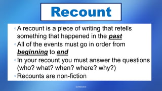 Day 7 classifying texts | PPTX