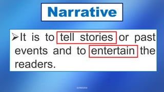 Day 7 classifying texts | PPTX