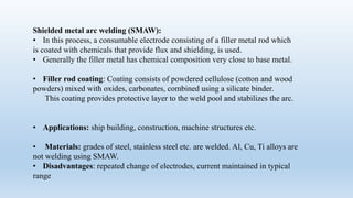 Metal Joining Process- Welding, Brazing and Soldering | PPTX