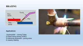 Metal Joining Process- Welding, Brazing and Soldering | PPTX
