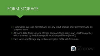 Cordova training - Day 7 - Form data processing | PPT