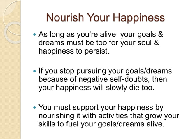 Keep Your Goals & Dreams Alive | PPT