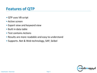 Quick Test Professional (QTP/UFT) | PPSX