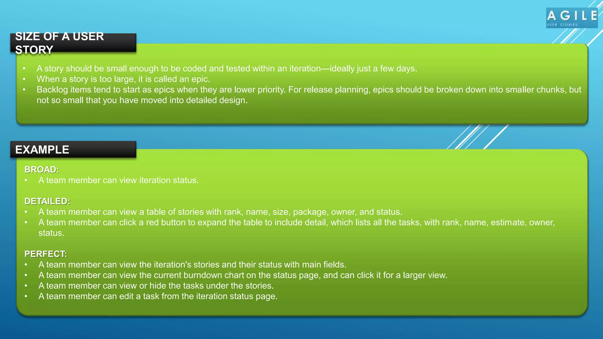 Agile User Stories | PPT