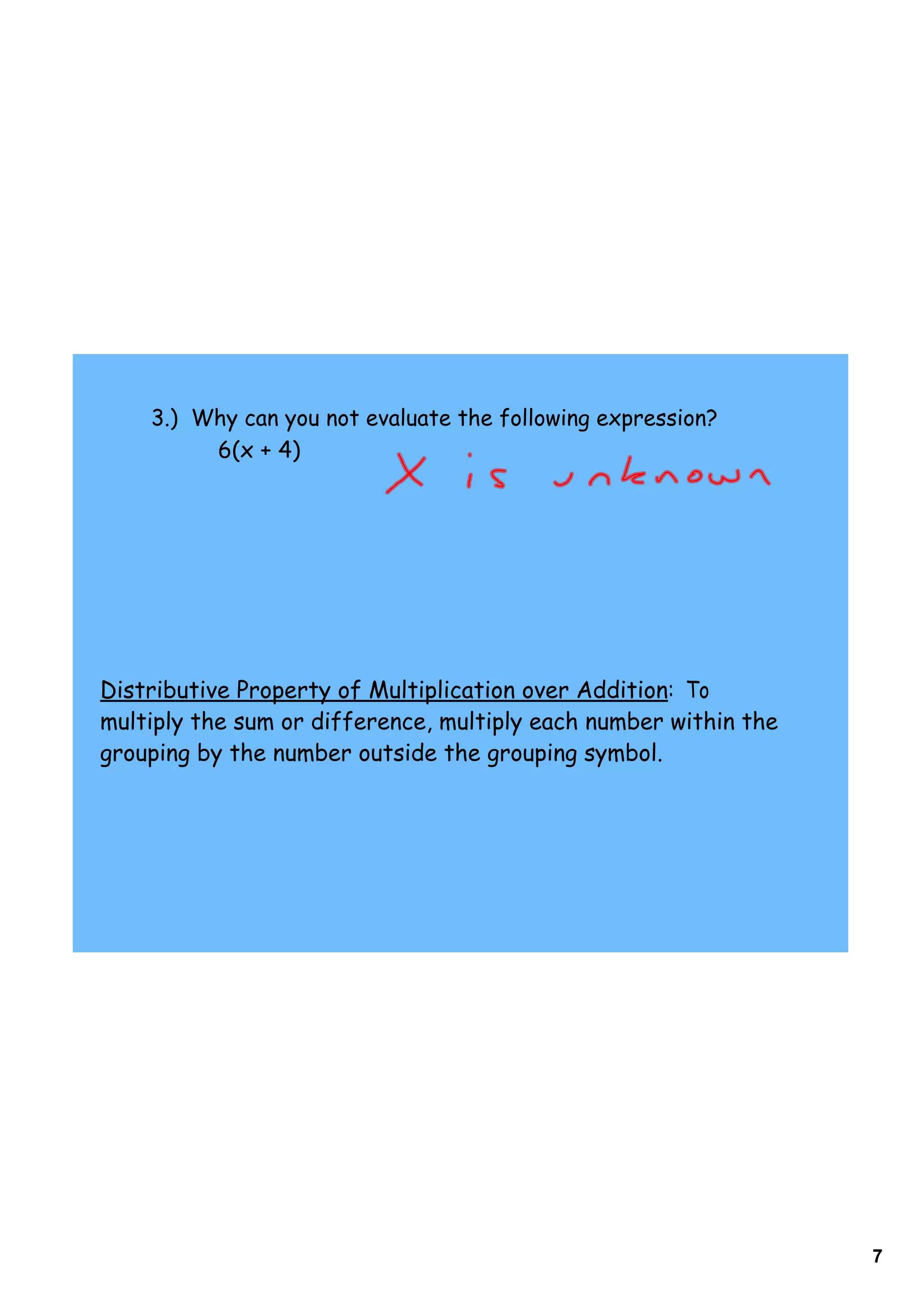 Day 7 distributive property | PDF