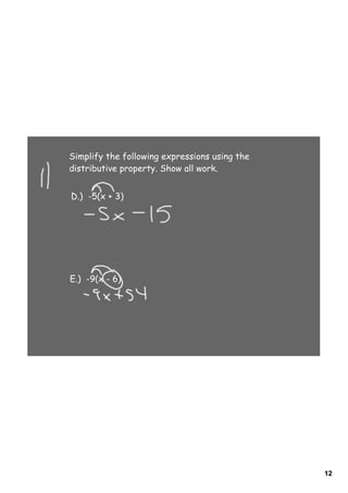 Day 7 distributive property | PDF