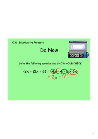Day 7 distributive property | PDF