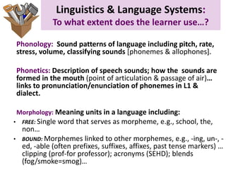 Day 7 oral lang anly sum wkshp | PPT