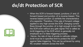 PROTECTION CIRCUIT OF SCR | PPTX