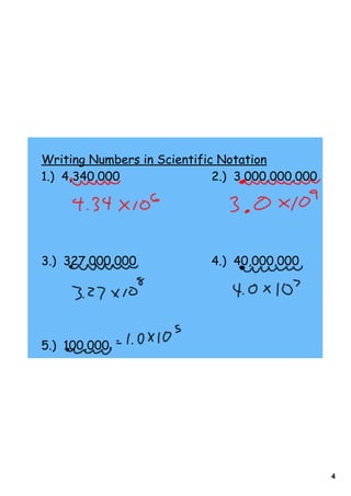 Day 7 scientific notation | PDF