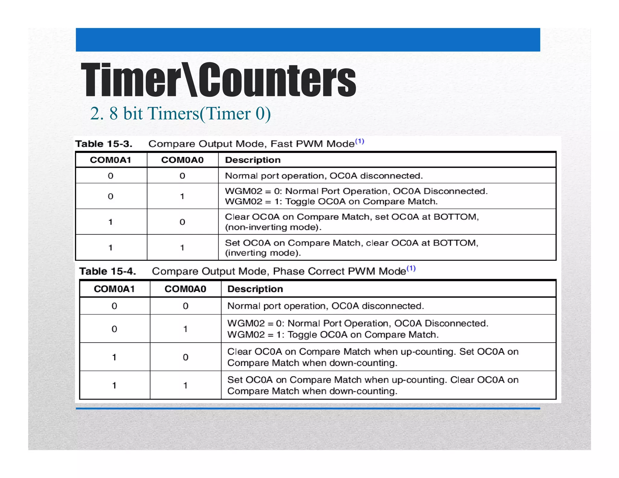AVR_Course_Day7 timers counters and interrupt programming | PDF | Physics | Science
