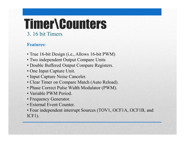 AVR_Course_Day7 timers counters and interrupt programming | PDF ...