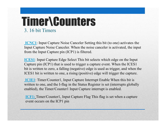 AVR_Course_Day7 timers counters and interrupt programming | PDF ...