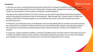 UiPath Studio Web workshop series - Day 7 | PDF