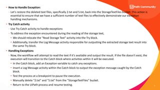 UiPath Studio Web workshop series - Day 7 | PDF