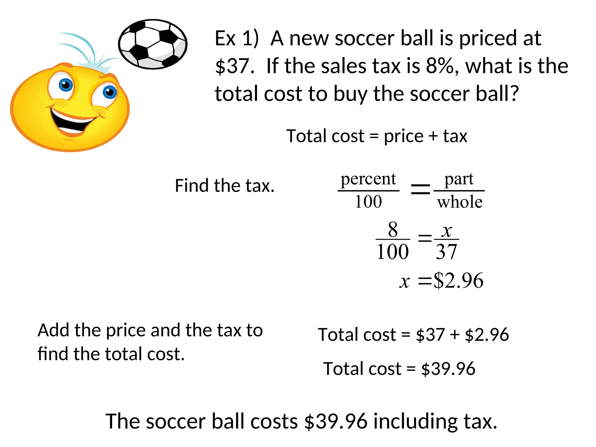 Day 8 - Percents and Total Cost answers.ppt