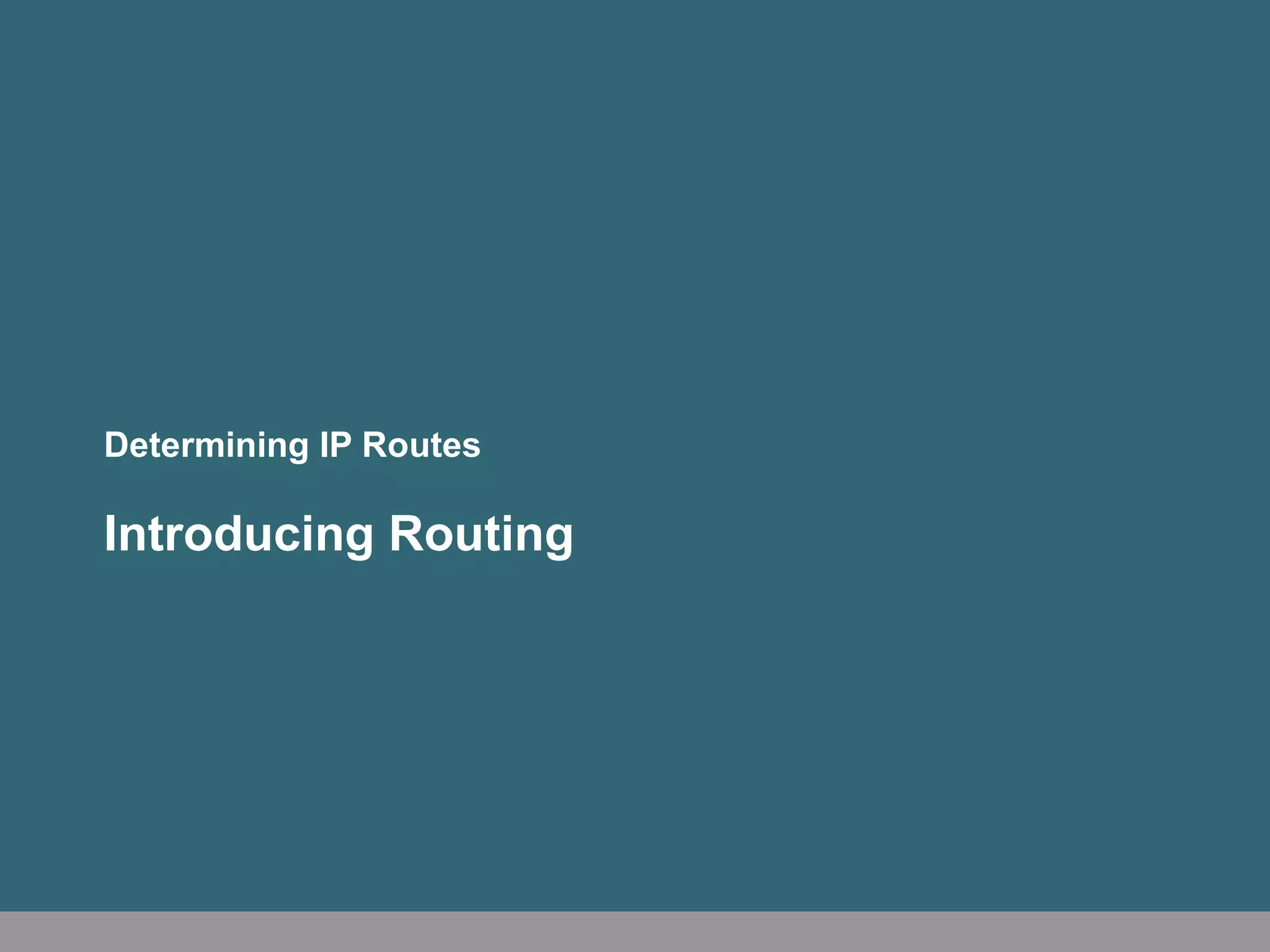 Day 8 1 introducing routing | PPT
