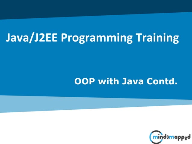 OOP with Java - Part 3 | PPTX