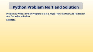 Python aplicado a Inteligencia artificial y machine learning | PPTX