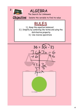 Day 9 distributive property equations day 2 | PDF | Programming ...