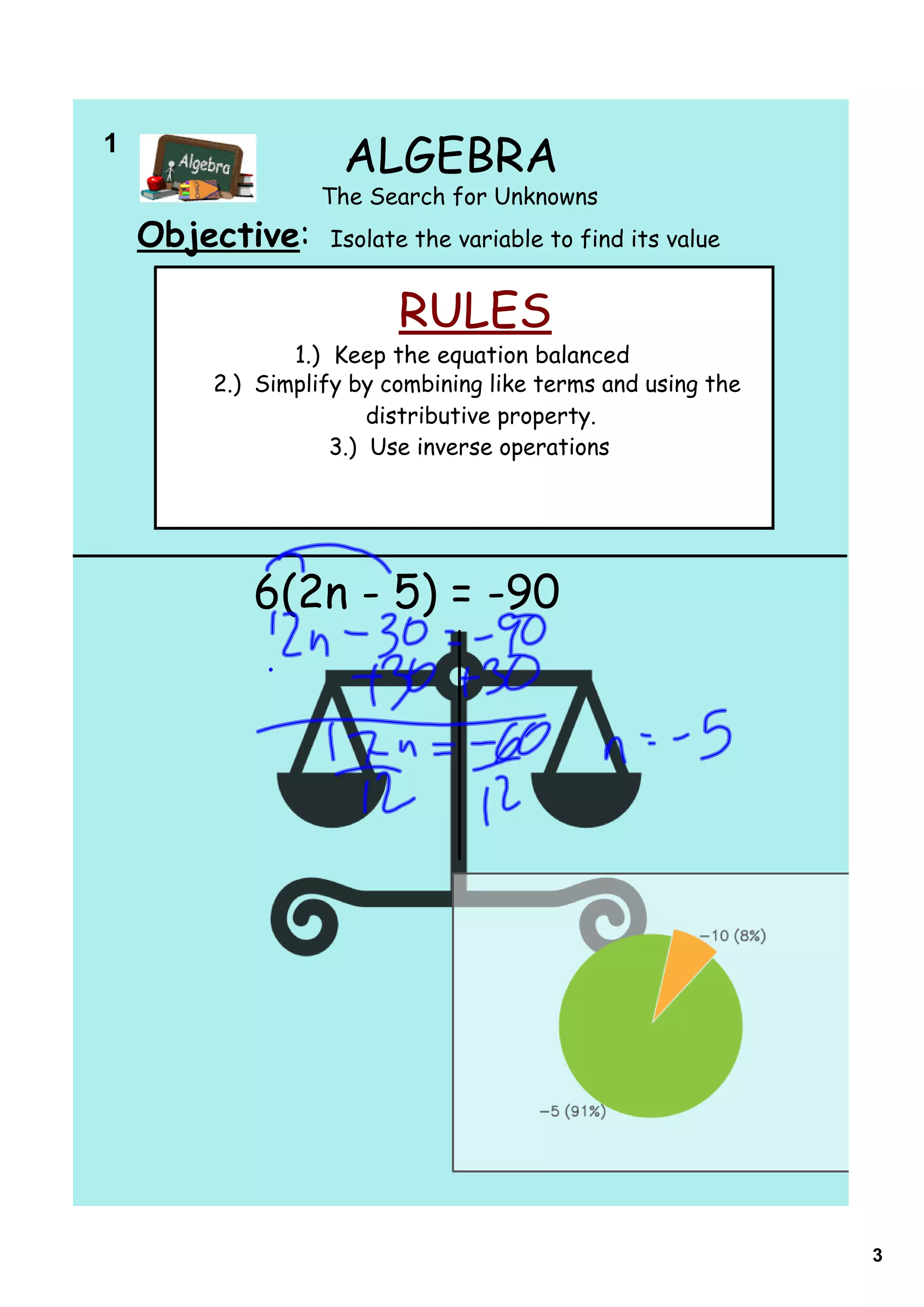 Day 9 distributive property equations day 2 | PDF