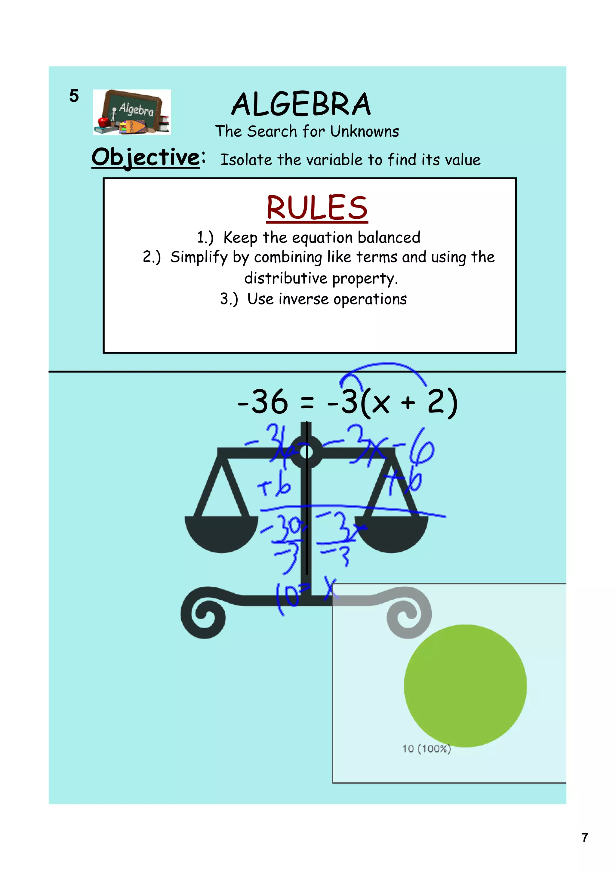 Day 9 distributive property equations day 2 | PDF