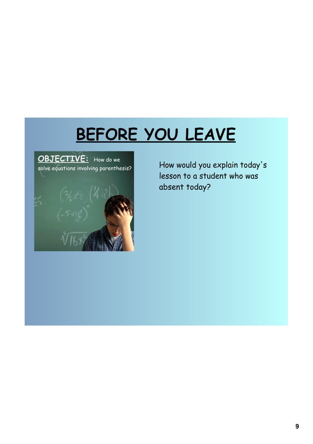 Day 9 distributive property equations day 2 | PDF