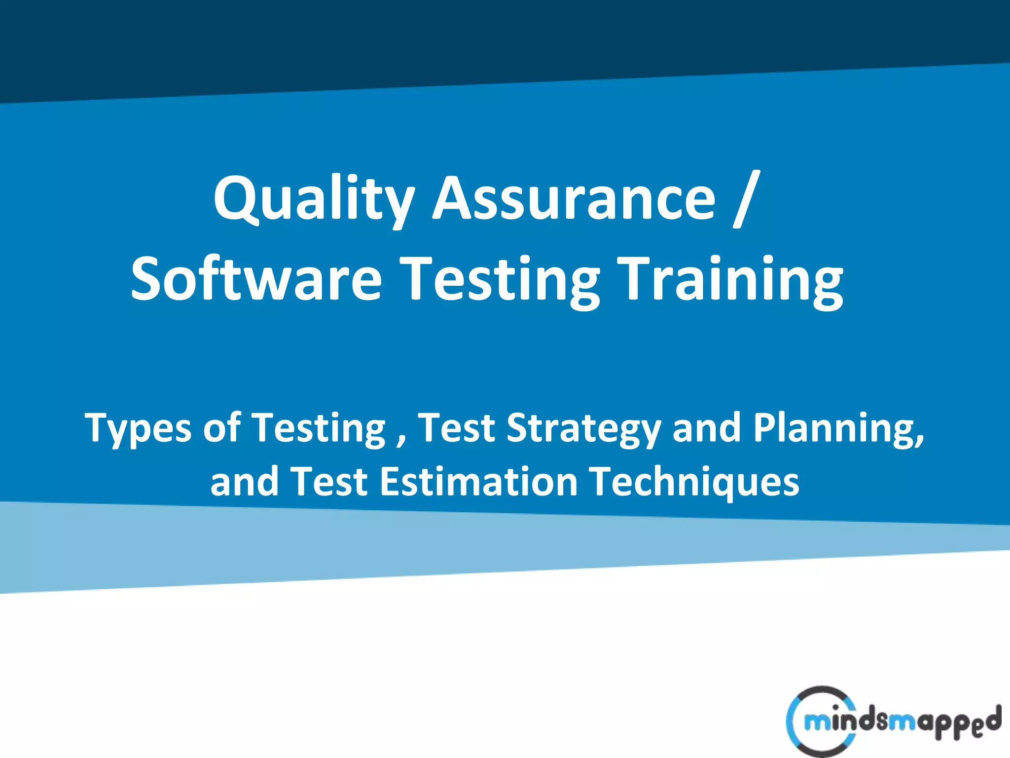 Test Planning and Test Estimation Techniques | PPT