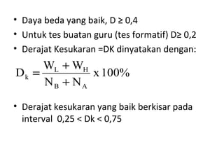 Daya pembeda | PPT
