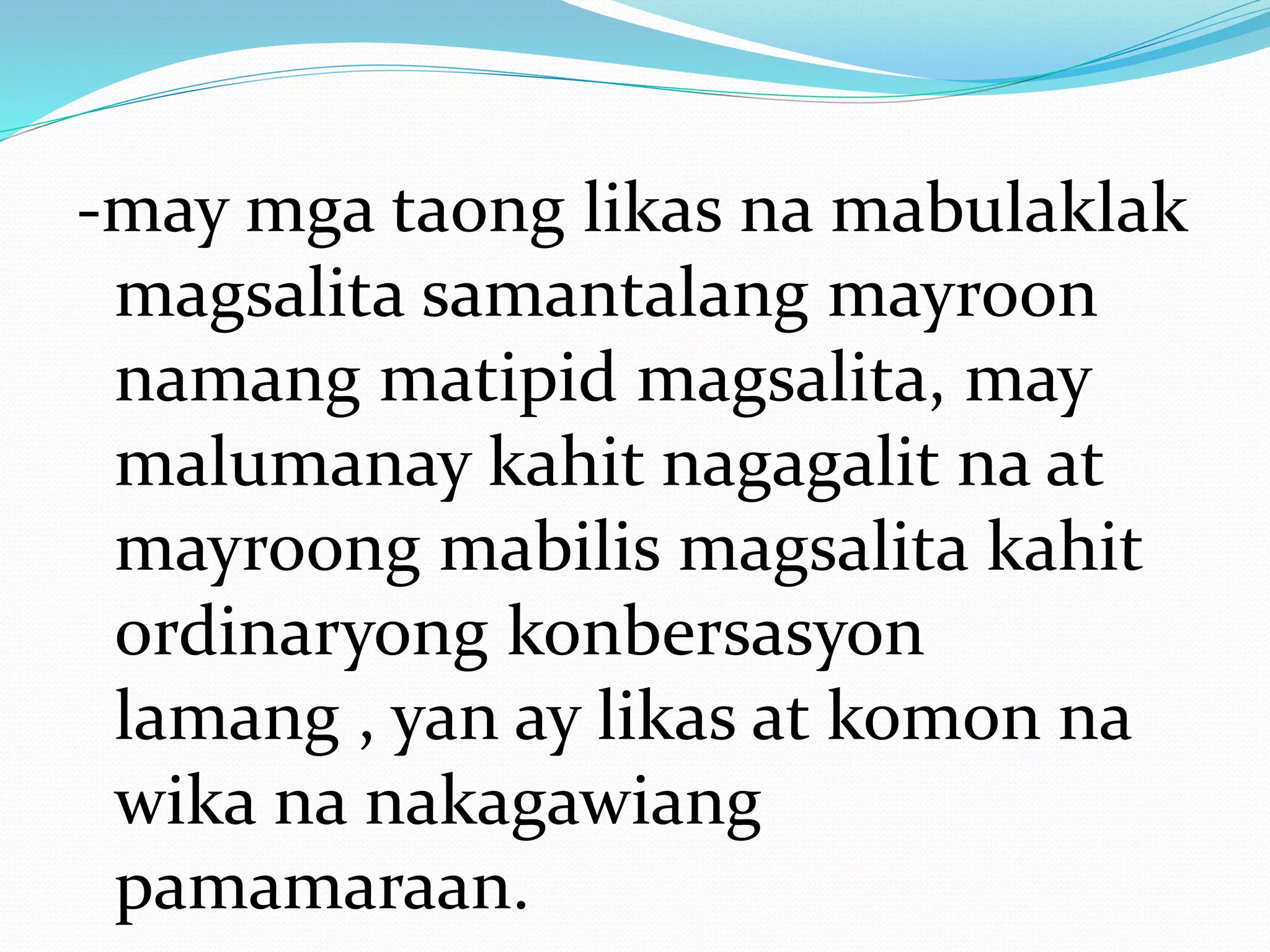 Dayalek at idyolek | PPTX