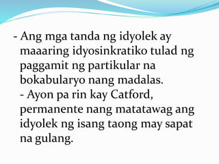 Dayalek at idyolek | PPTX