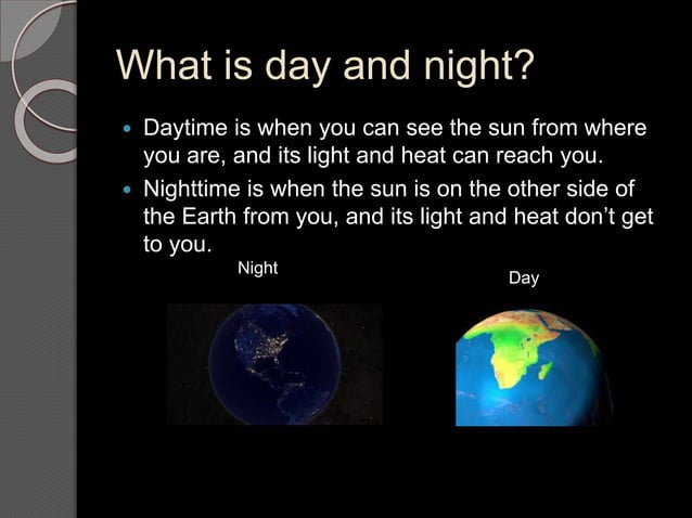 Day and night | PPTX | Geography | Science