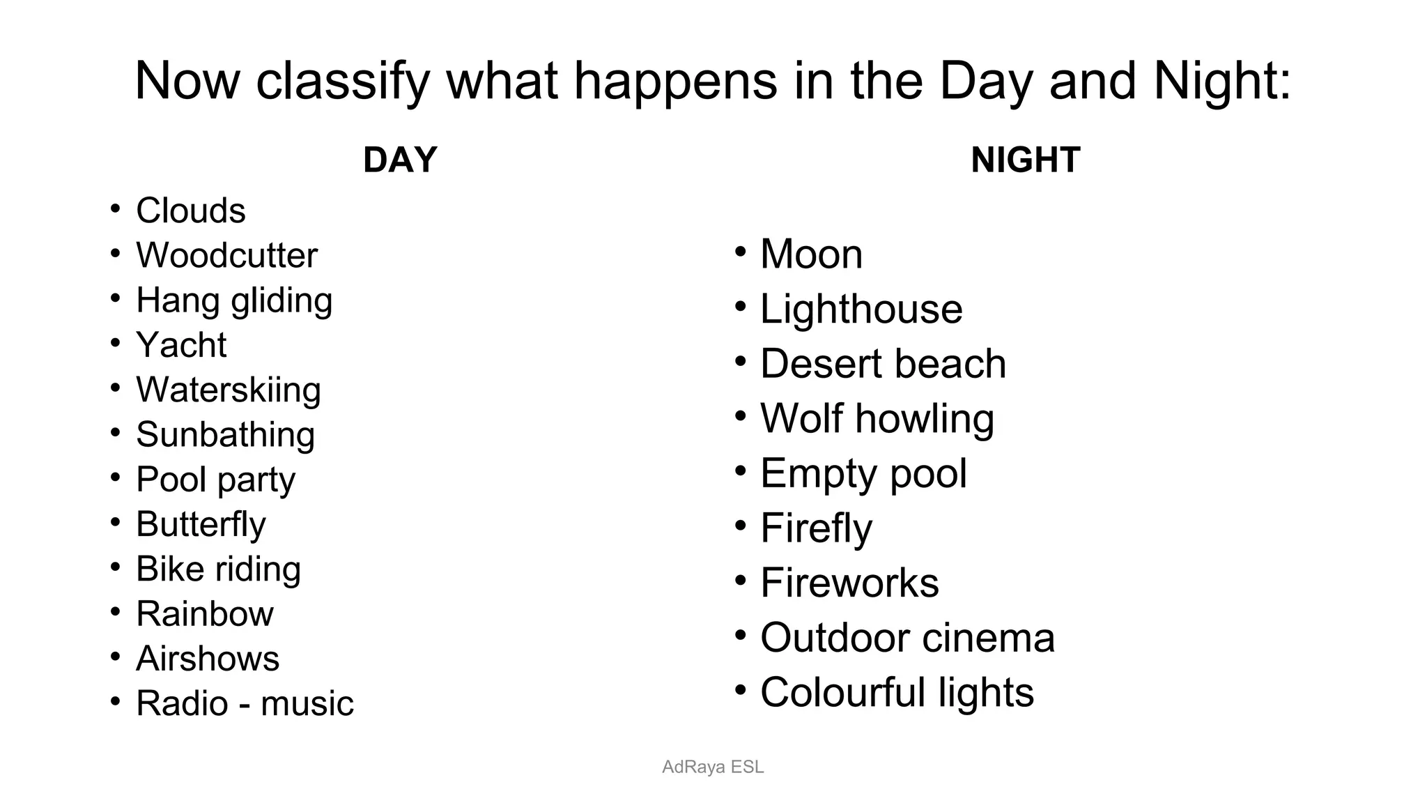 "Day and Night" Pixar Short Film Activity | PPT