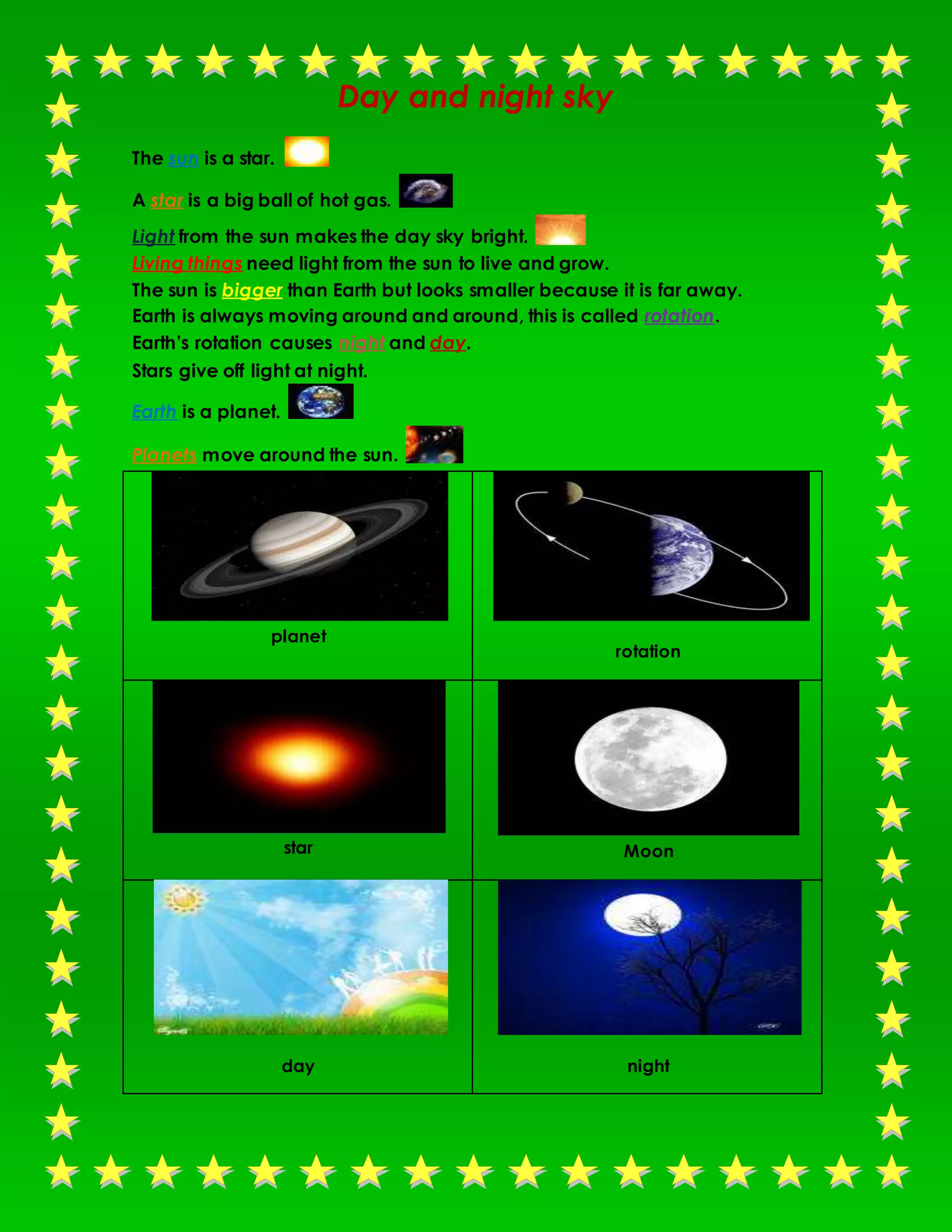 Day and night sky | DOCX