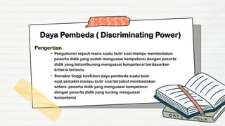 cara menentukan DAYA PEMBEDA KELOMPOK 2.pptx