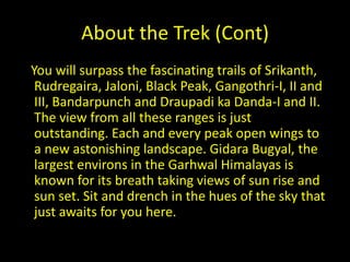 Dayara Bugyal Trek | PPTX | Day Trips | Travel Type