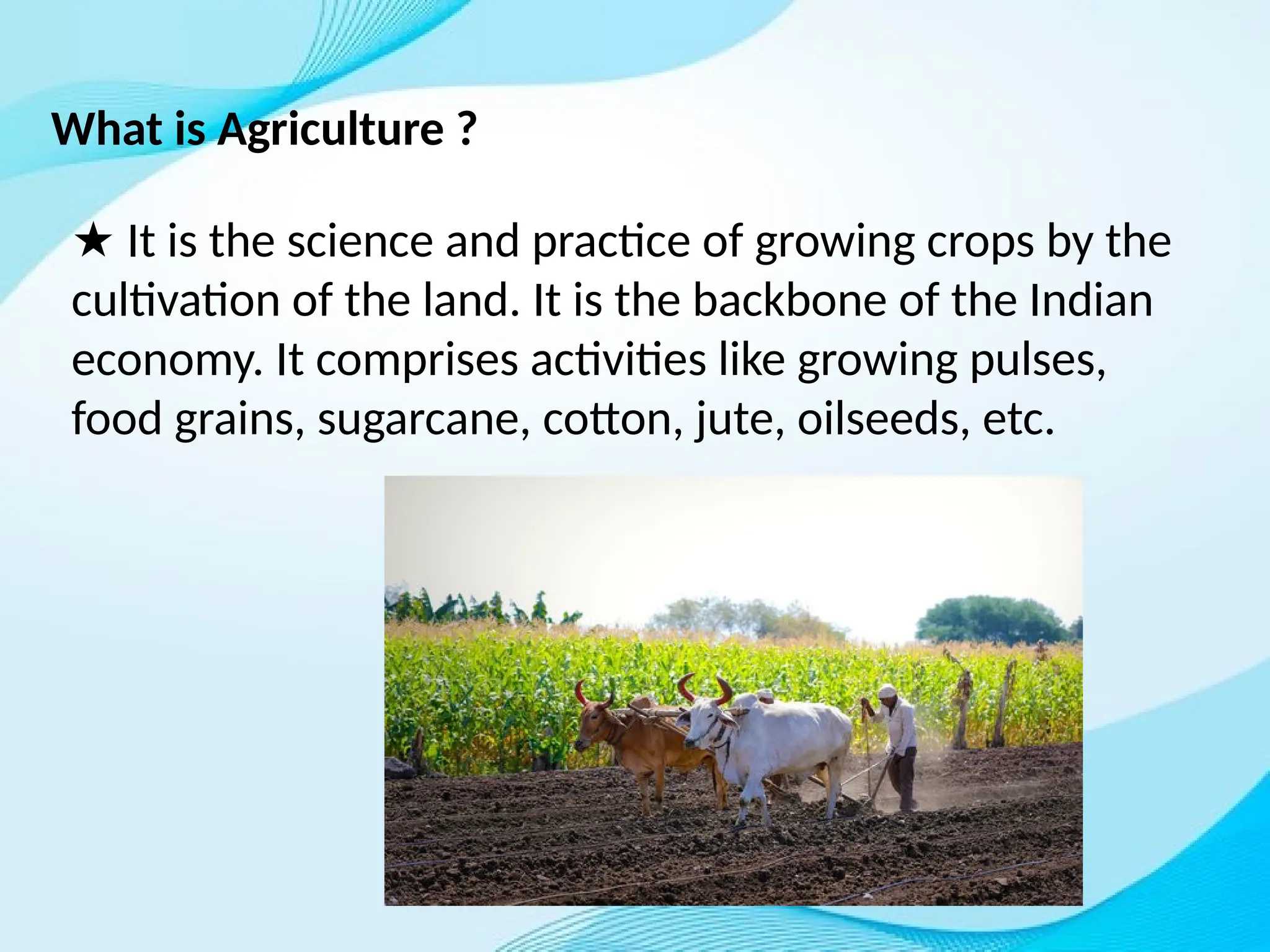 Agriculture methods and agriculture process | PPTX