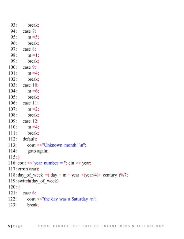 C Program Day Calculation Cpp