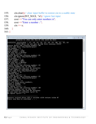 C++ program: Day calculation .cpp
