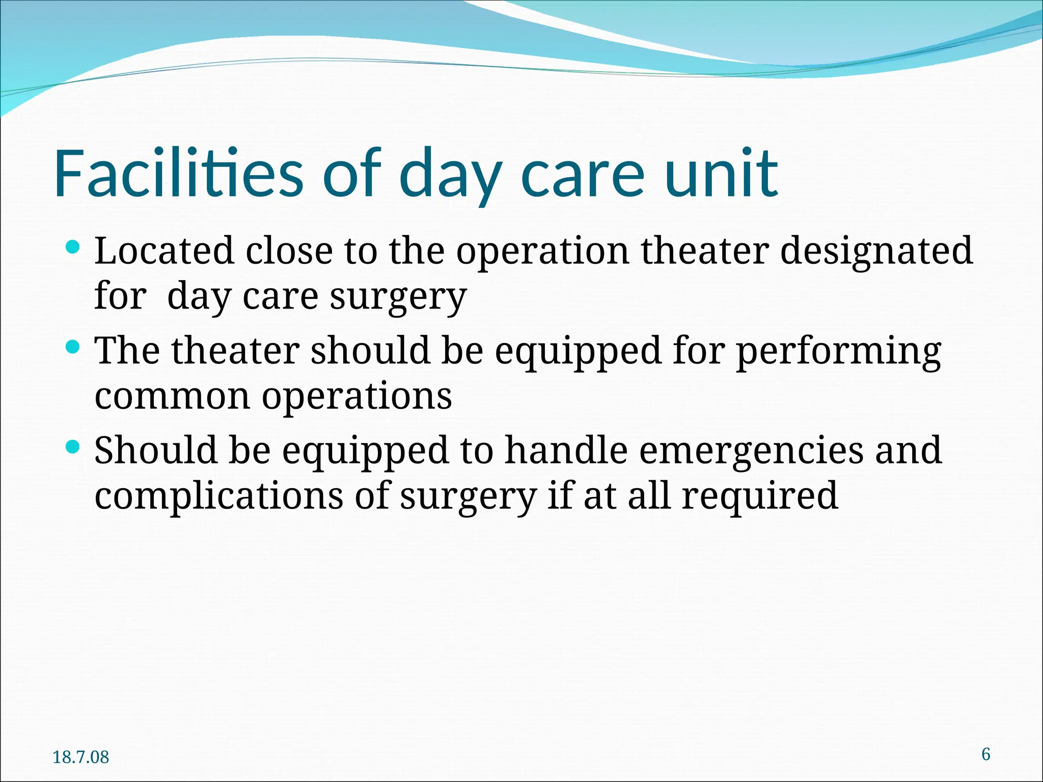 Day care services of a hospital and its management | PPT